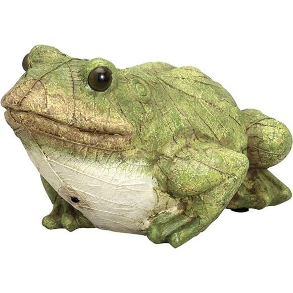 Accents | Frog Motion Sensor And Detector Statue Garden Decoration ...
